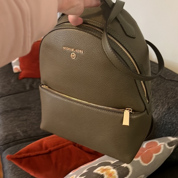 MICHAEL Michael Kors | Bags | Brand New Michael Kors Green Leather ...